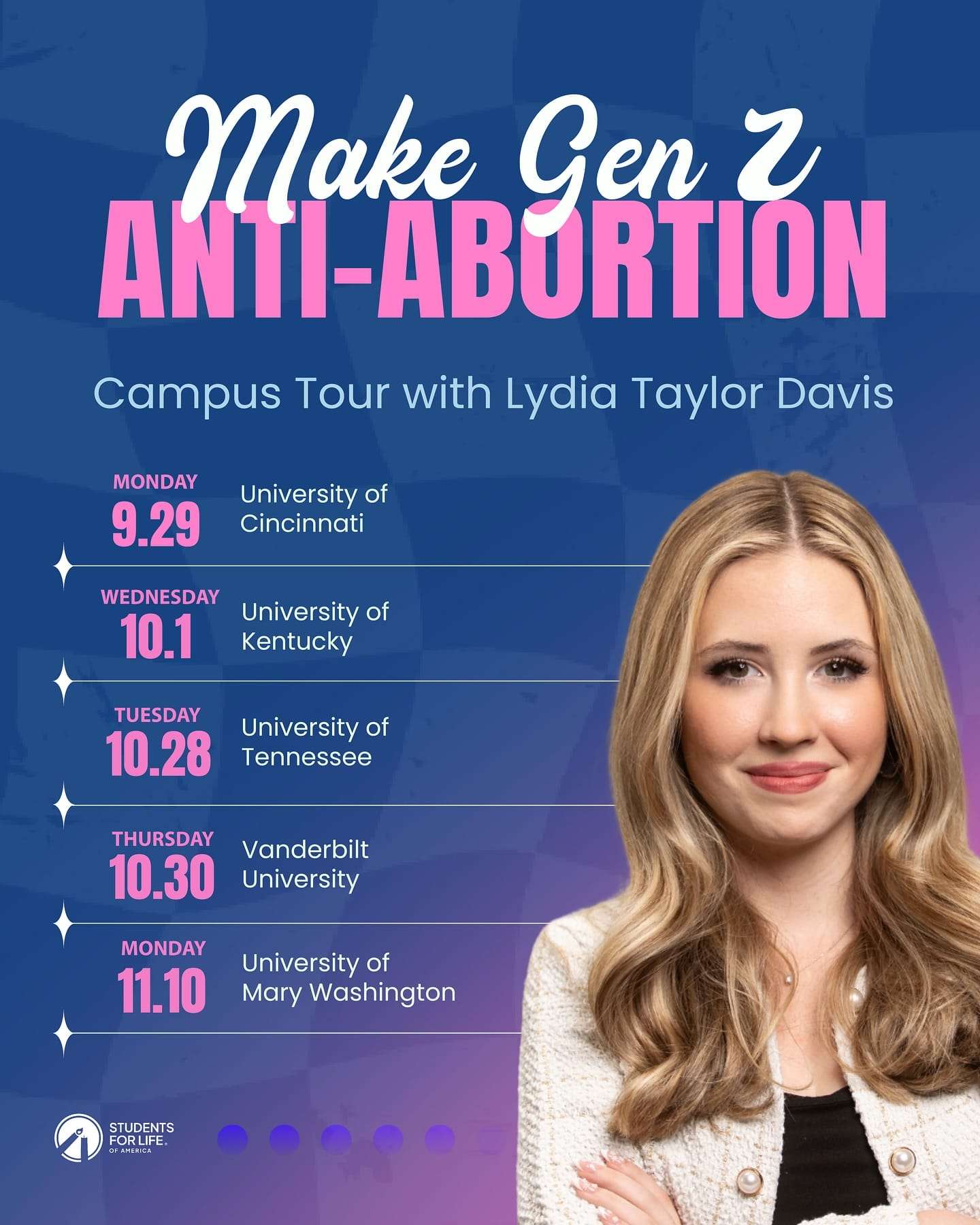 Students for Life Kicks Off New Fall 2025 Tour Themes with Kristan ...